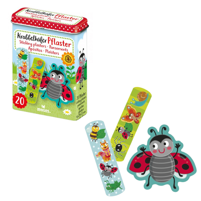 Krabbelkäfer Pflaster - Schulhefte-Aktion